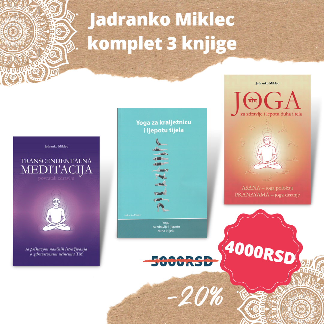 Jadranko Miklec - komplet 3 knjige - Paleja - Svetlost knjige