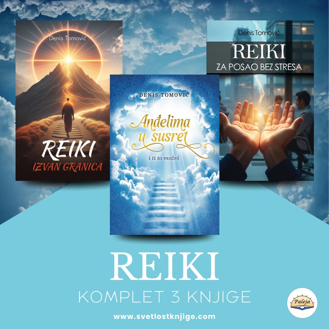 REIKI - KOMPLET TRI KNJIGE - Paleja - Svetlost knjige