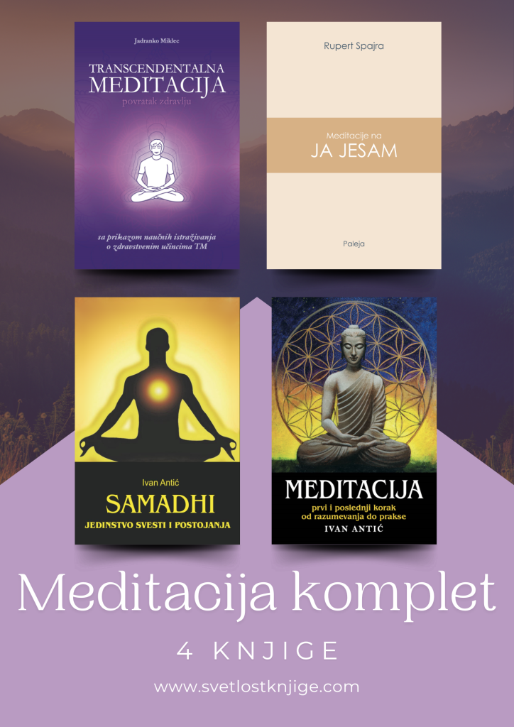 MEDITACIJA - komplet 4 knjige - Paleja - Svetlost knjige